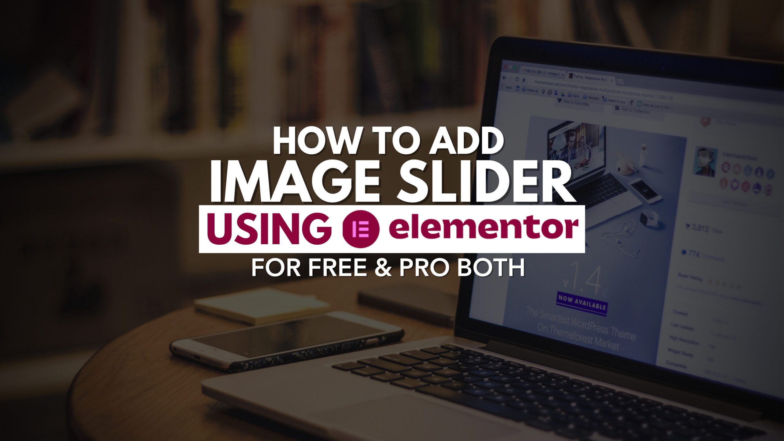 How To Add An Image Slider In Elementor Pro And Free Both